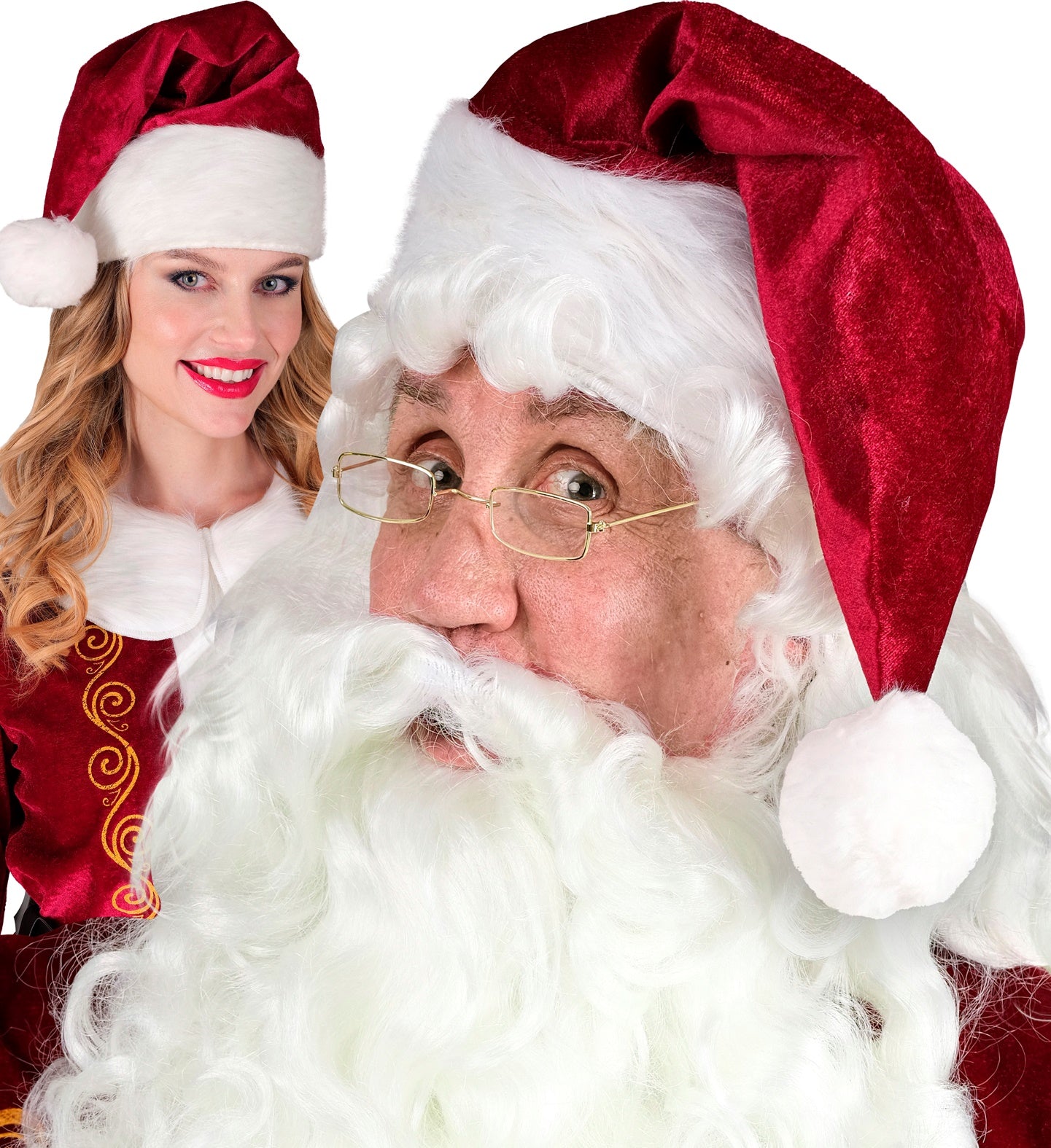 Dark red santa hat store