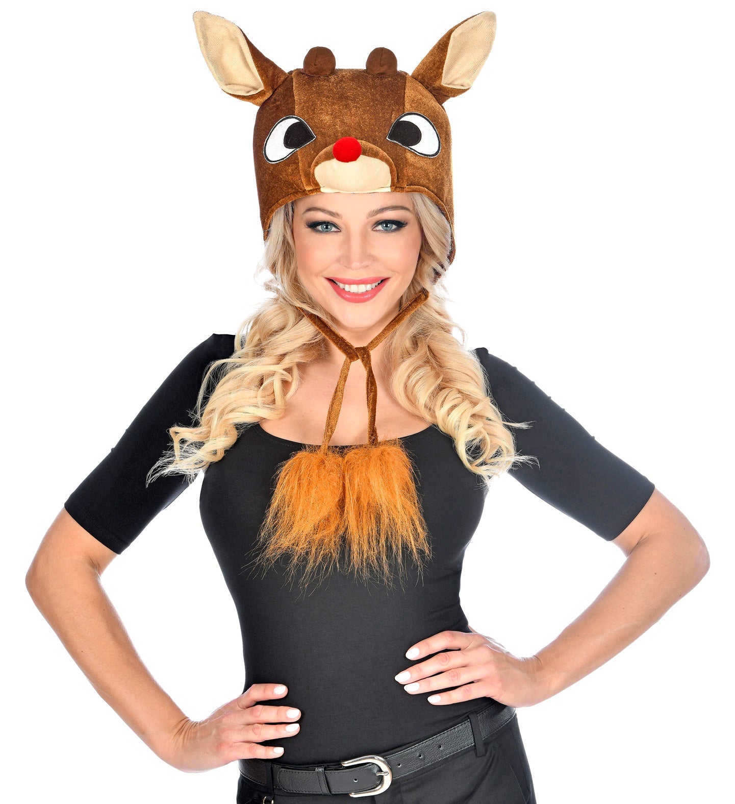 Rudolf Reindeer Christmas Hat