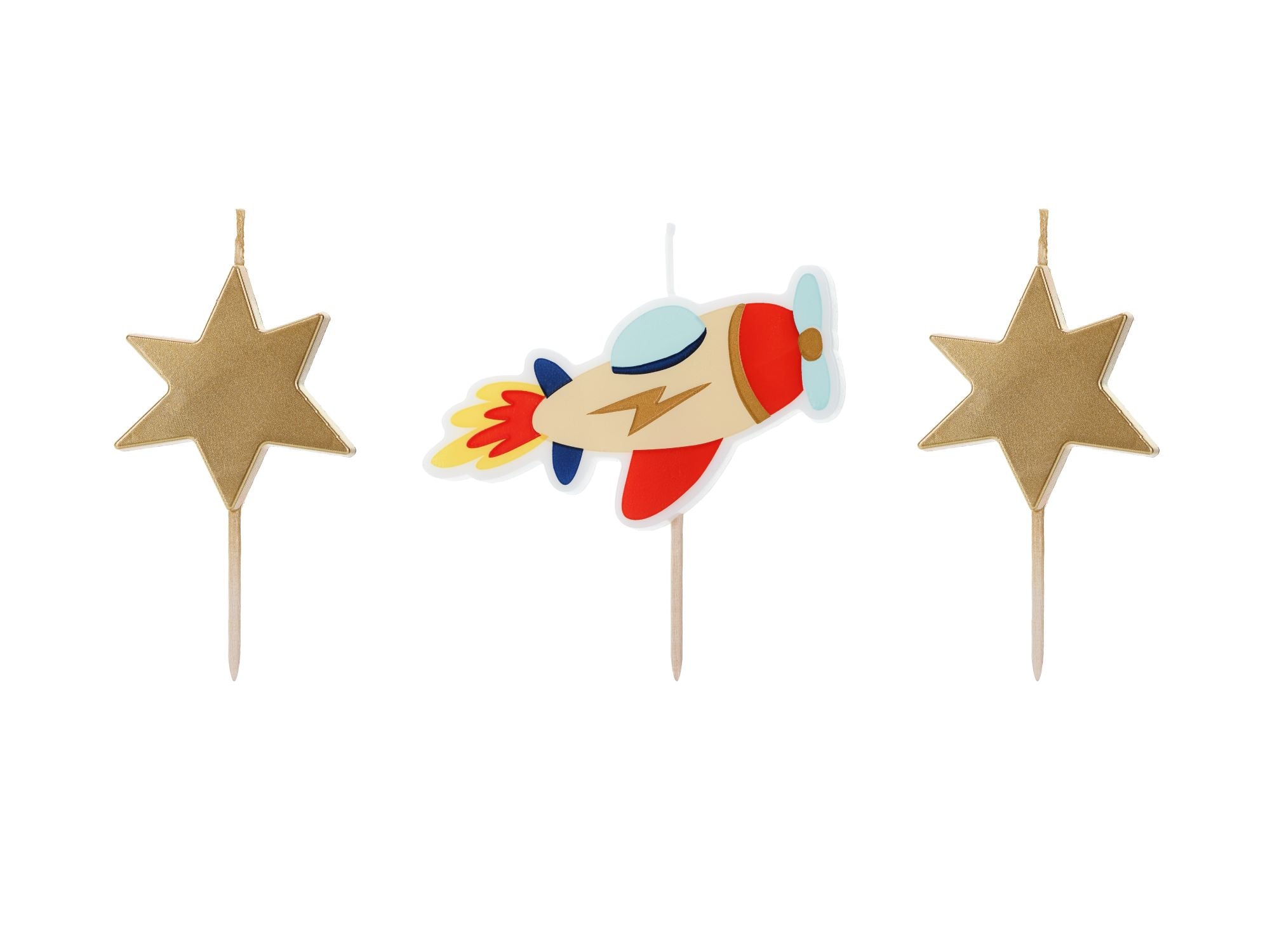 Airplane Birthday Candles Party Supplies