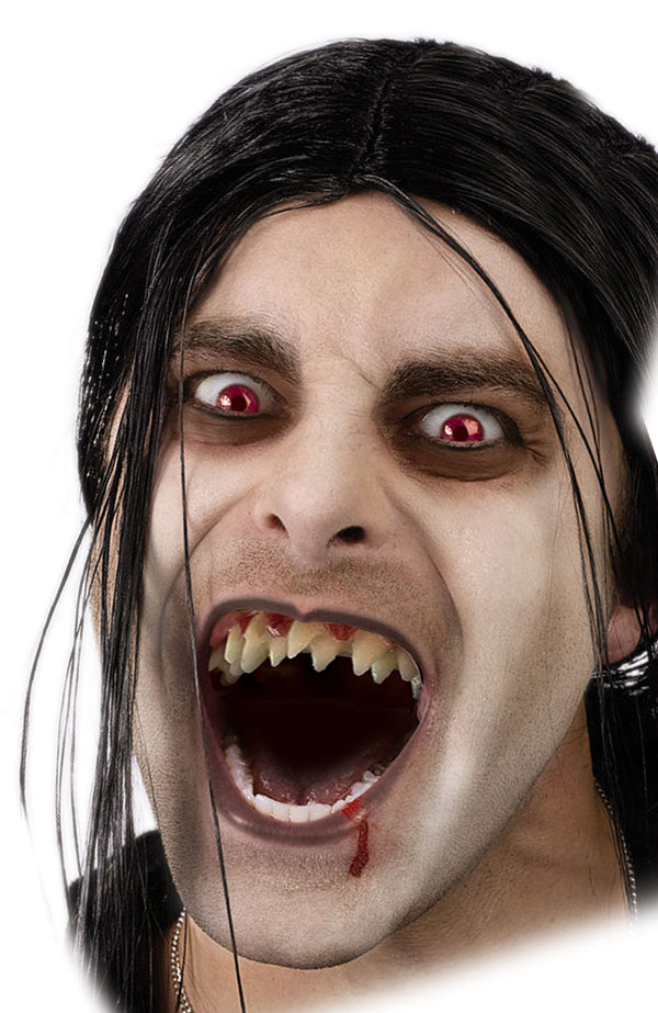Double Fang Monster Teeth - Vampire & Werewolf Fake Fangs Accessory