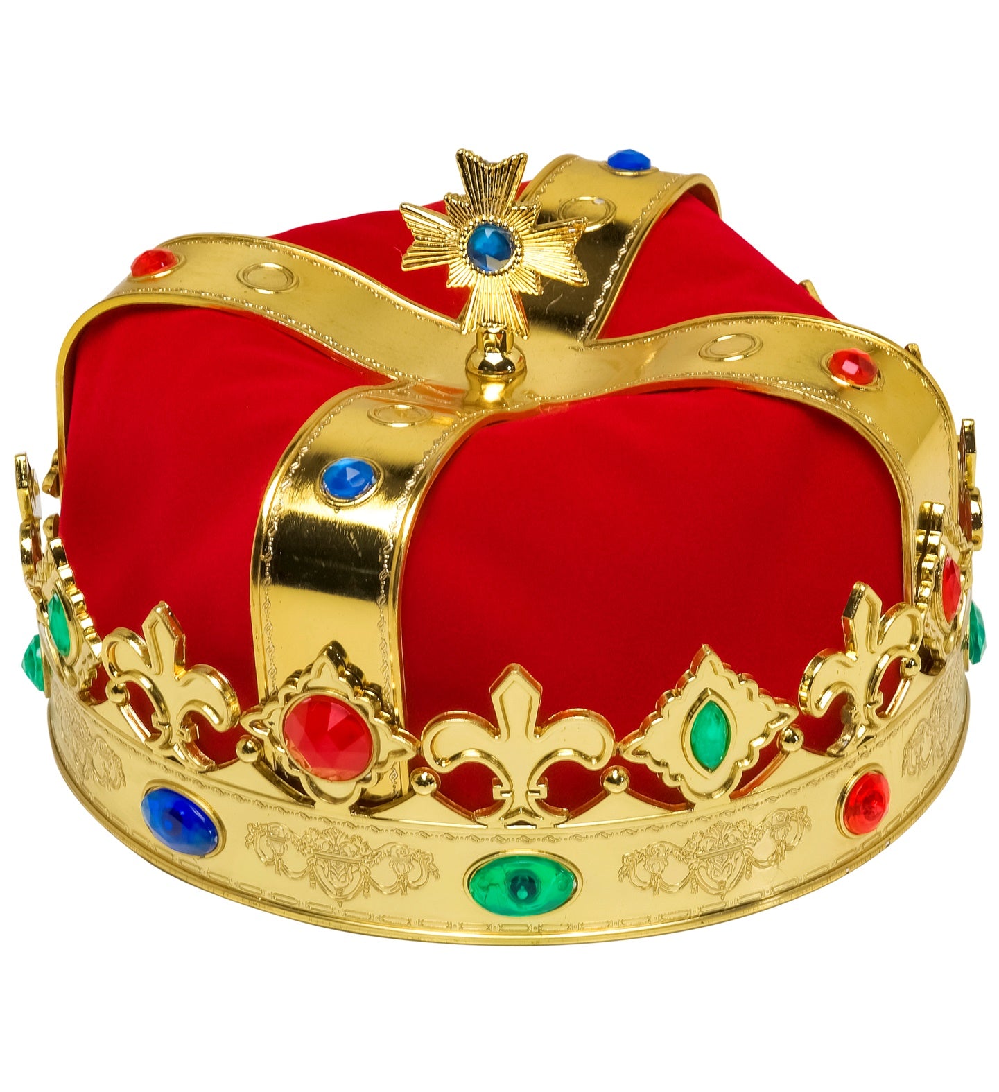 Jewelled Royal Crown Costume Accessory
