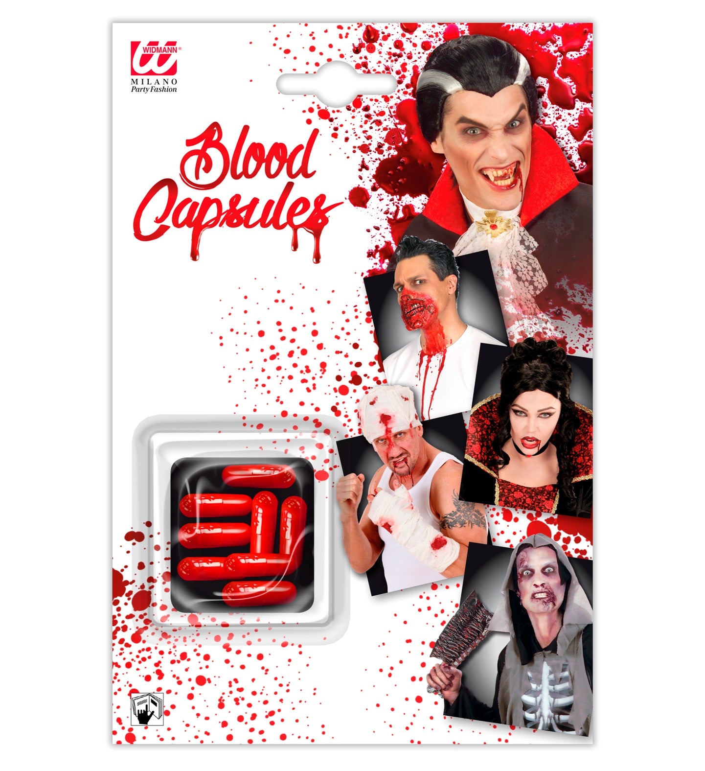 Fake Red Blood Capsules For Mouth