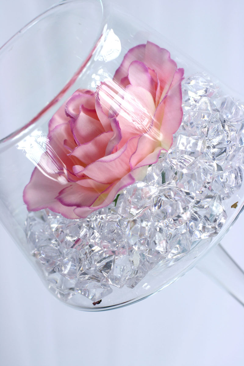 Crystal Ice Colourless Table Decorations