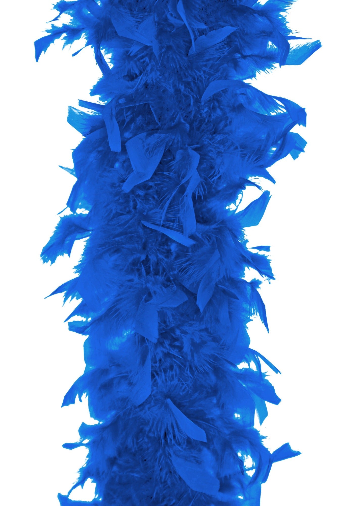 Neon Blue Feather Boa 180cm Costume Accessory