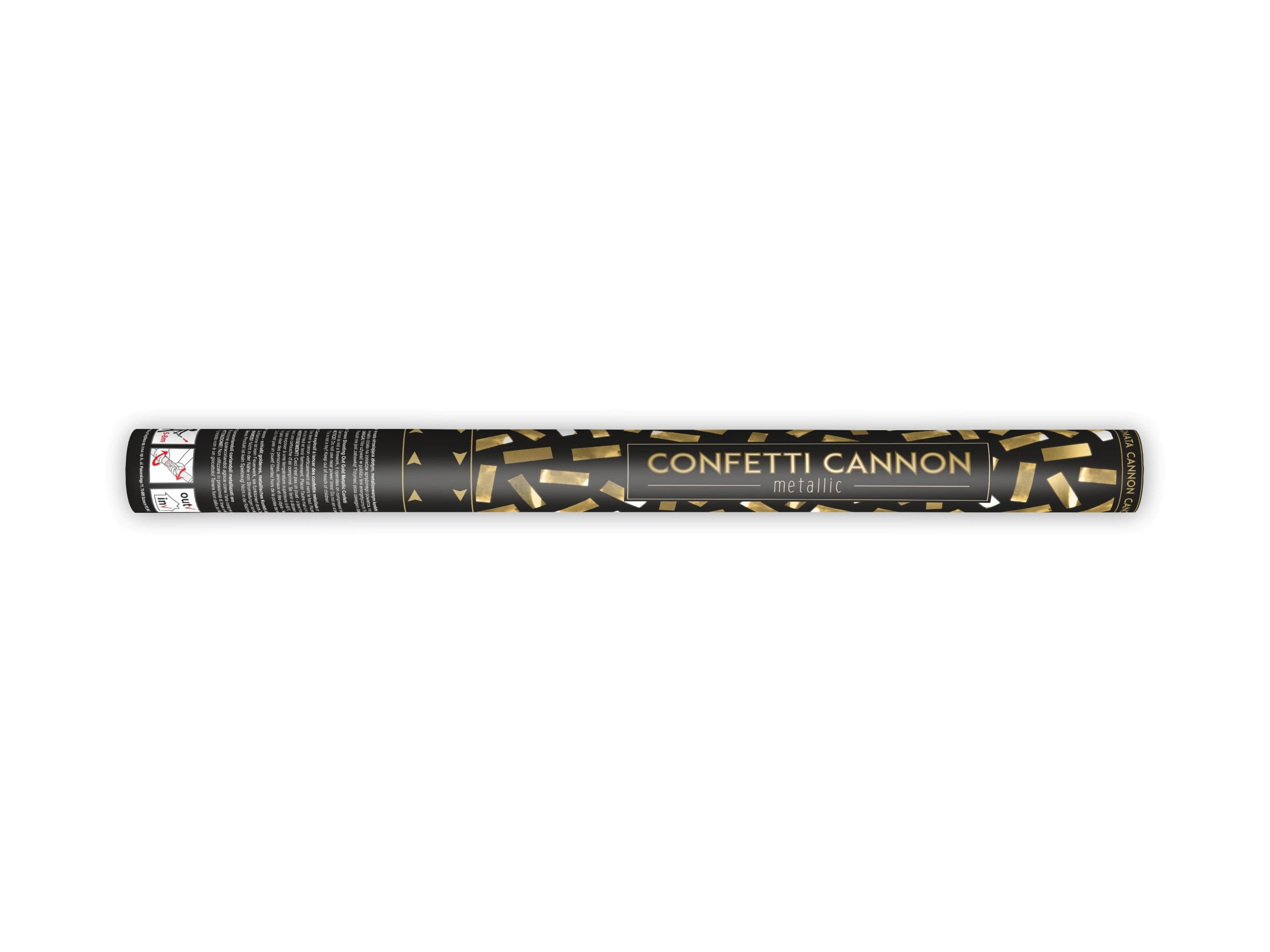 Gold Confetti Cannon 60cm Party Supplies