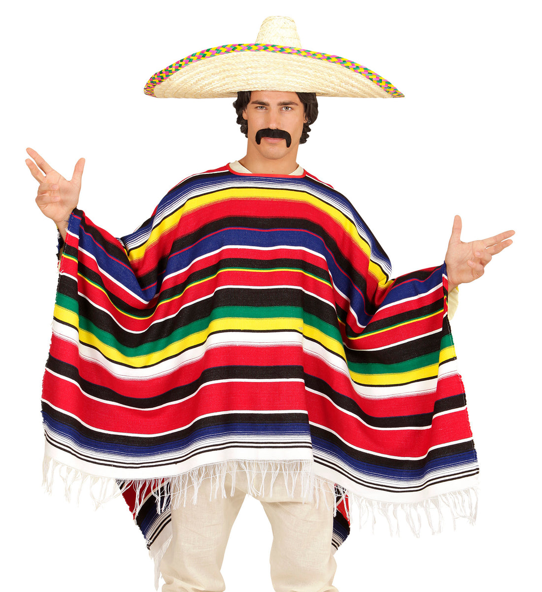 Authentic Mexican Poncho Costume