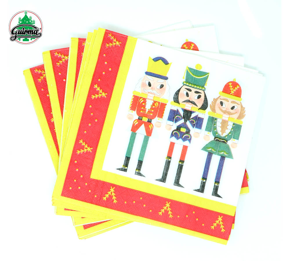 Nutcracker Paper Napkins Pack of 8 Christmas Tableware