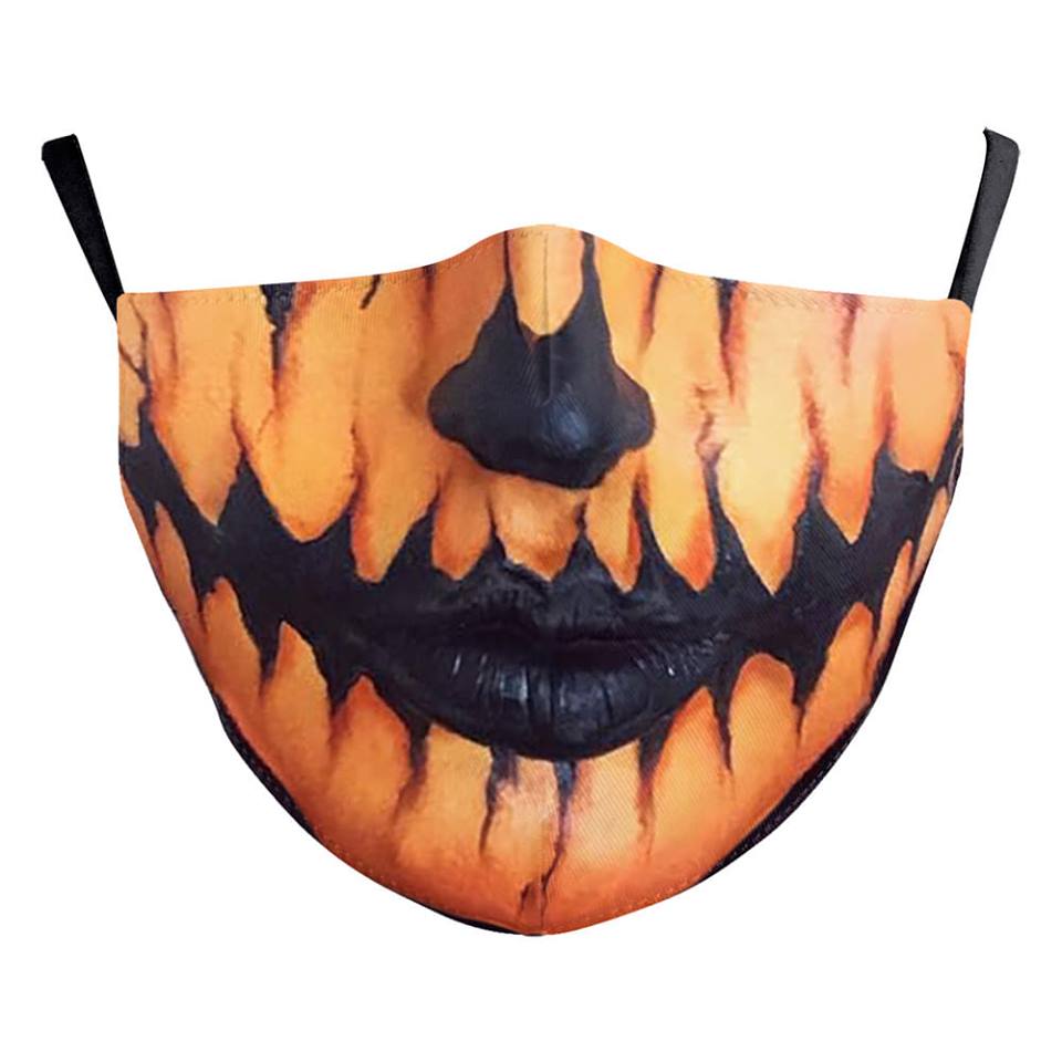 Pumpkin Halloween Face Mask