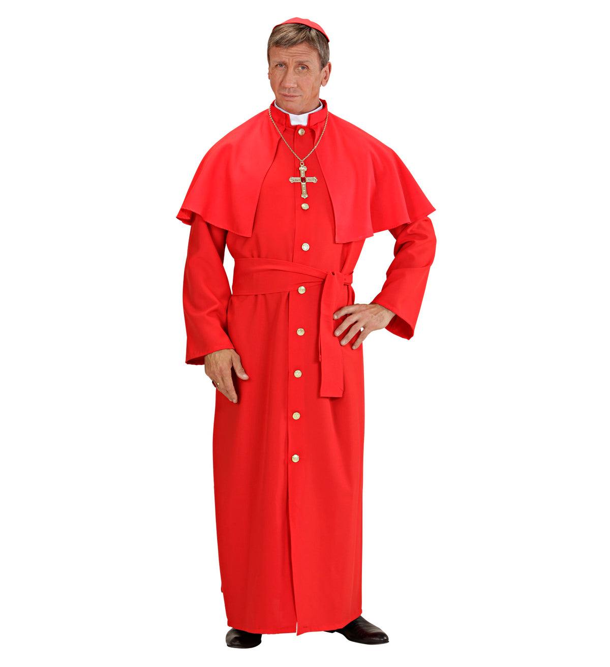 Red Cardinal Bishop Robe Costume Adult