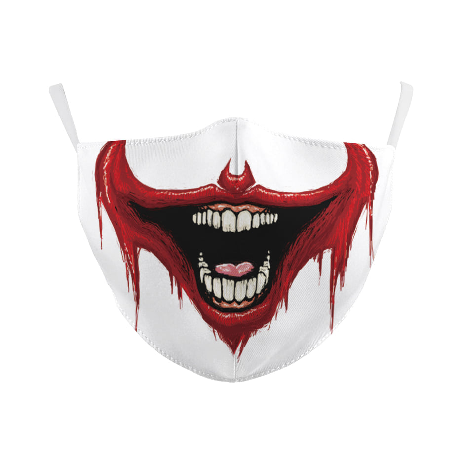 Scary Clown Smile Face Mask Halloween