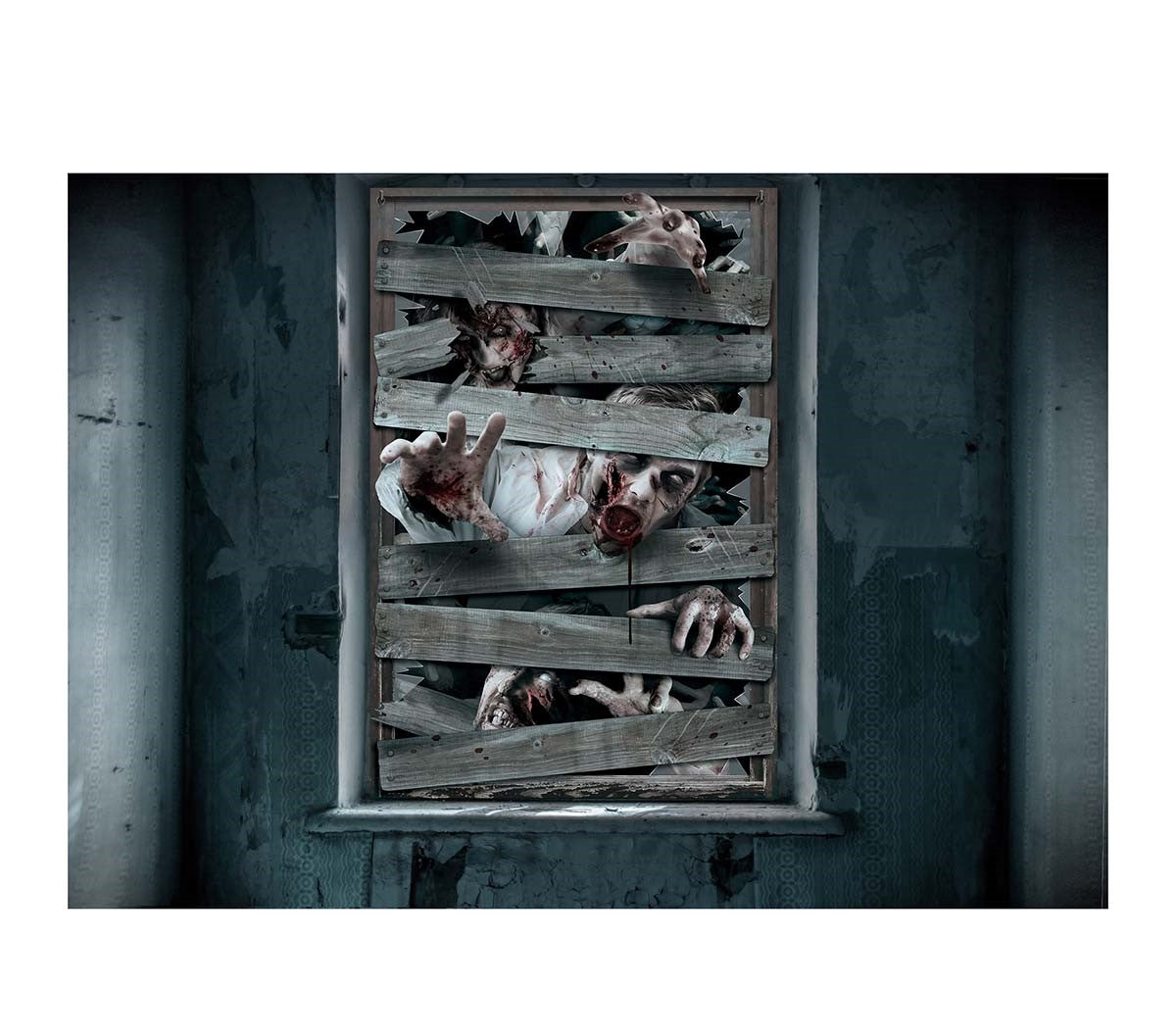 Zombie Window Decoration